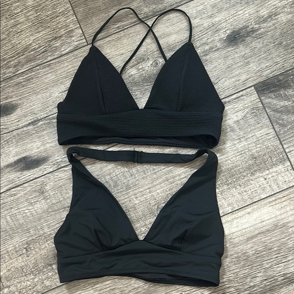H&M | Swim | Black Bikini Tops | Poshmark